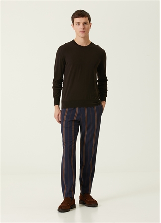 Paul Smith Erkek Lacivert Çizgili Pantolon 32 Us Paul Smith Erkek Lacivert Çizgili Pantolon 32 Us