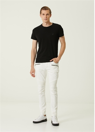 Balmain Erkek Slim Fit Beyaz Jean Pantolon 34 US Balmain Erkek Slim Fit Beyaz Jean Pantolon 34 US