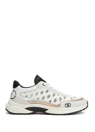 Valentino Garavani Kadın Krem Logolu Sneaker Beyaz 35 EU Valentino Garavani Kadın Krem Logolu Sneaker Beyaz 35 EU