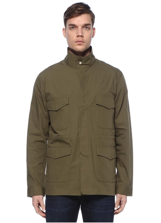 Herschel Erkek Training Uniform Yeşil Dik Yaka Mont XL EU