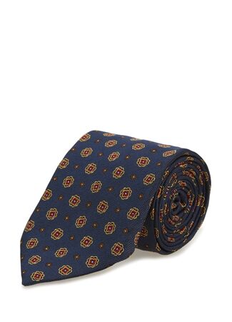 Fiorio Erkek Colorblocked Desenli İpek Kravat EU