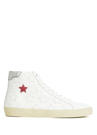 Kadın Beyaz Deri Sneaker 36 EU