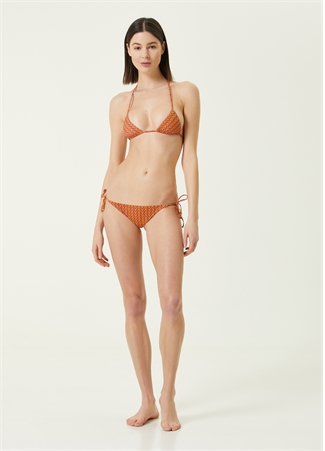 Valentino Kadın Turuncu Geometrik Logo Desenli Bikini Takımı Xs Eu Valentino Kadın Turuncu Geometrik Logo Desenli Bikini Takımı Xs Eu