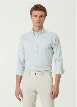 Beymen Club Erkek Slim Fit Yeşil Gömlek S EU