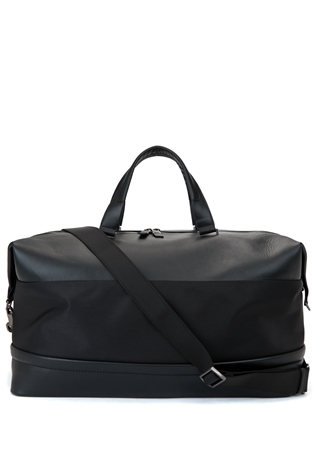 Pineider Erkek Siyah Deri Seyahat Çantası Eu Pineider Erkek Siyah Deri Seyahat Çantası Eu