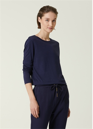 Beymen Collection Kadın Lacivert Uzun Kollu T-shirt S Beymen Collection Kadın Lacivert Uzun Kollu T-shirt S
