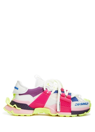 Dolce&gabbana Kadın Colorblocked Geometrik Tabanlı Sneaker 36 Eu Dolce&gabbana Kadın Colorblocked Geometrik Tabanlı Sneaker 36 Eu