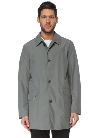 Pal Zileri Erkek Gri Klasik Yaka Ceket 46 IT