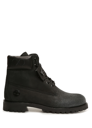 Jimmy Choo Kadın x Timberland Siyah Deri Bot 5.5 UK