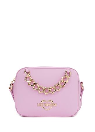 Love Moschino Kadın Pembe Logolu Omuz Çantası EU