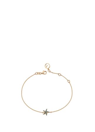 Bee Goddess Kadın Aqua Light Pırlantalı Altın Rengi Bileklik Pembe EU Bee Goddess Kadın Aqua Light Pırlantalı Altın Rengi Bileklik Pembe EU