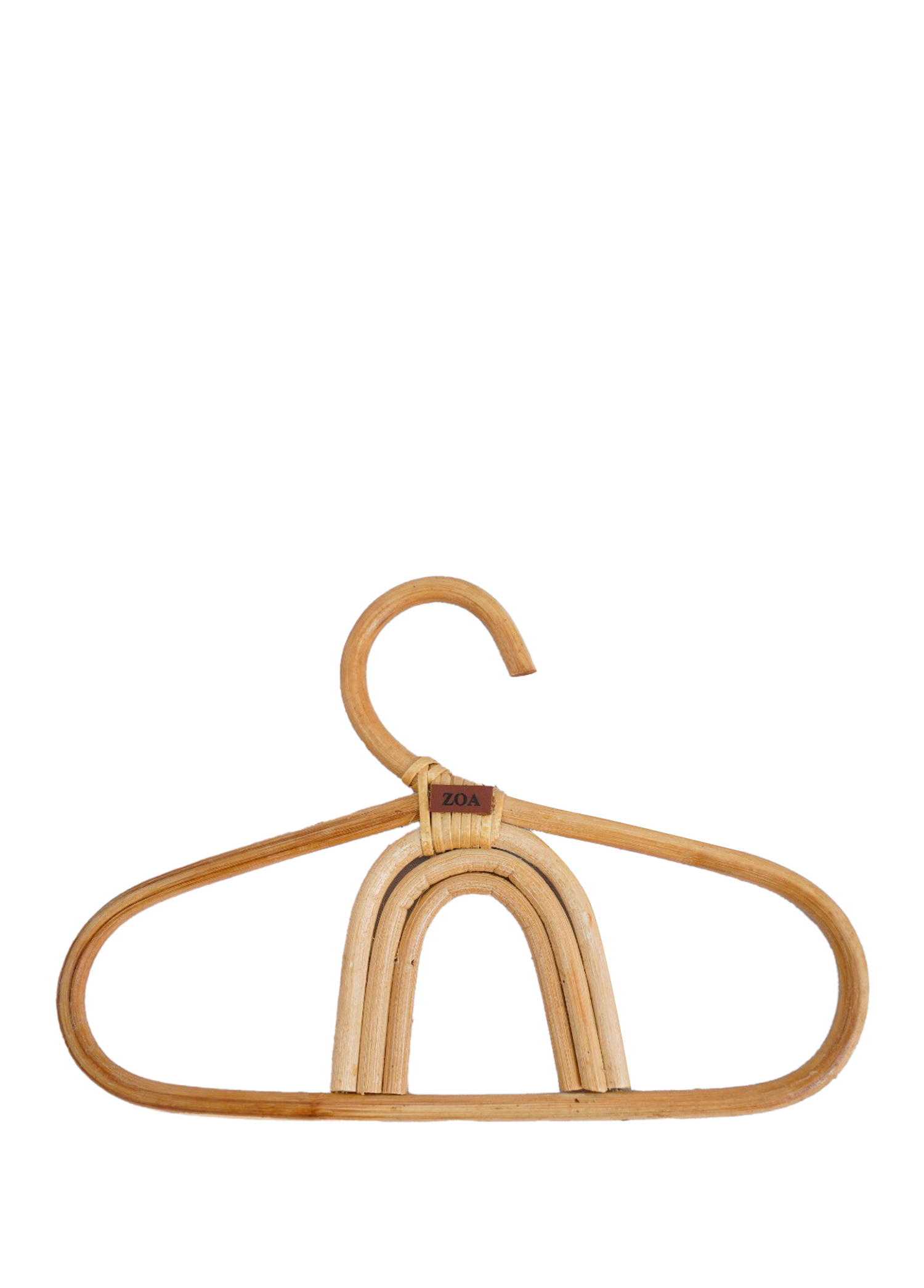 Zoa Collection - Gökkuşağı Rattan Bambu Çocuk Odası Askı - Naturel