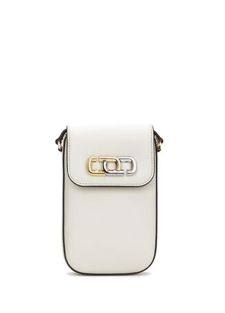 Marc Jacobs (The) Kadın Beyaz Logolu Deri Telefon Kılıfı EU Marc Jacobs (The) Kadın Beyaz Logolu Deri Telefon Kılıfı EU