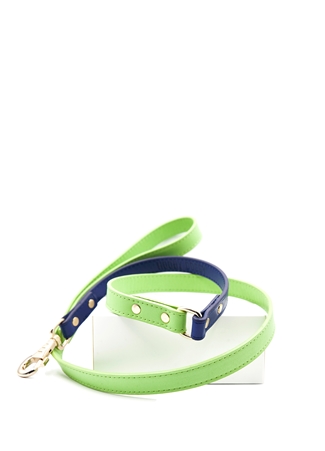 Hoody Doggy Rio Lacivert Yeşil Deri Büyük Irk Gezdirme Tasması EU Hoody Doggy Rio Lacivert Yeşil Deri Büyük Irk Gezdirme Tasması EU