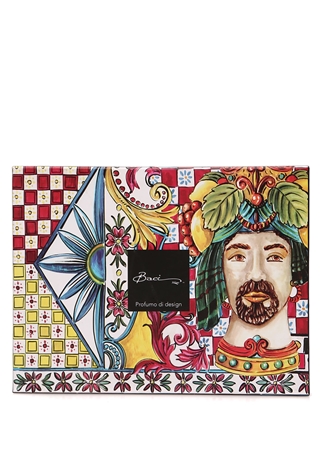 Baci Milano Colorblocked Baskılı 375 ml Porselen Oda Kokusu Şi Mavi Baci Milano Colorblocked Baskılı 375 ml Porselen Oda Kokusu Şi Mavi