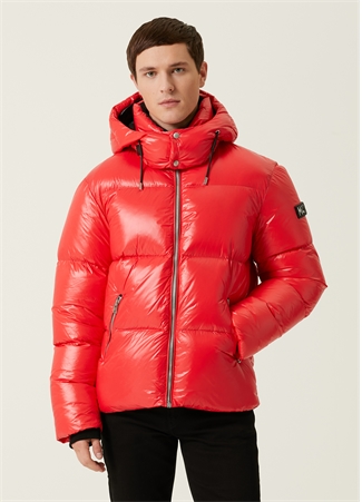 Mackage Erkek Kırmızı Kapüşonlu Puff Mont 40 IT Mackage Erkek Kırmızı Kapüşonlu Puff Mont 40 IT