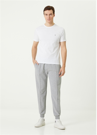 Allsaints Erkek Brace 3lü Beyaz T-shirt Seti S EU