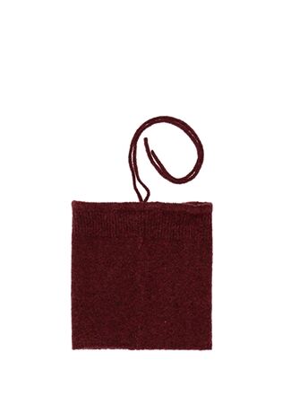 Palzileri Lab Erkek Bordo Bağcık Detaylı Yün Boyunluk EU