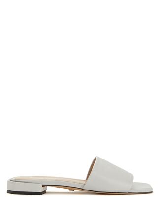 George Hogg Kadın Gri Deri Terlik 36 EU