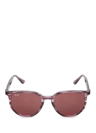 Ray-Ban Bordo Desenli Güneş Gözlüğü Kahverengi 54 EU