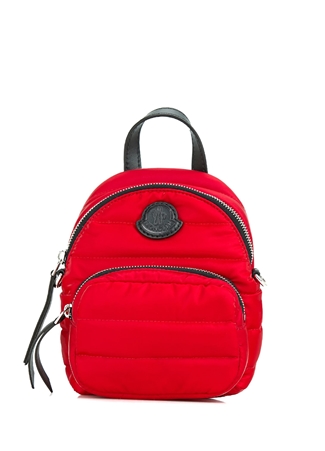 Moncler Kadın Kırmızı Logolu Puff Çanta EU