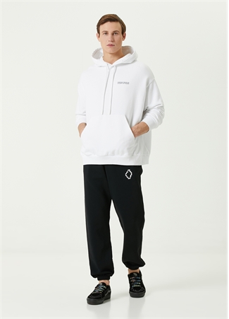 Marcelo Burlon Erkek Siyah Beyaz Beli Kordonlu Jogger Eşofman Altı Xs Eu Marcelo Burlon Erkek Siyah Beyaz Beli Kordonlu Jogger Eşofman Altı Xs Eu