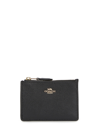 Coach Kadın Siyah Logo Detaylı Deri Kartlık EU Coach Kadın Siyah Logo Detaylı Deri Kartlık EU