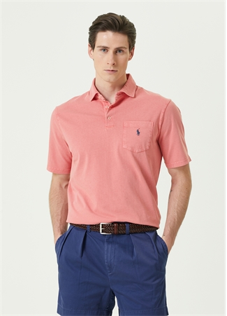 Polo Ralph Lauren Erkek Pembe Yaka Cep Detaylı T-shirt Kırmızı S Eu Polo Ralph Lauren Erkek Pembe Yaka Cep Detaylı T-shirt Kırmızı S Eu