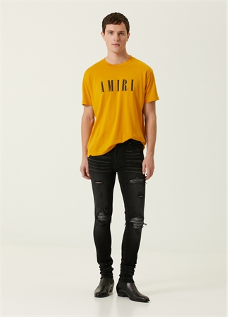 Amiri Erkek MX Siyah Yıpratmalı Jean Pantolon 3 US Amiri Erkek MX Siyah Yıpratmalı Jean Pantolon 3 US