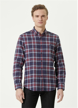 Beymen Club Erkek Comfort Fit Kırmızı Ekoseli Flanel Gömlek S Beymen Club Erkek Comfort Fit Kırmızı Ekoseli Flanel Gömlek S