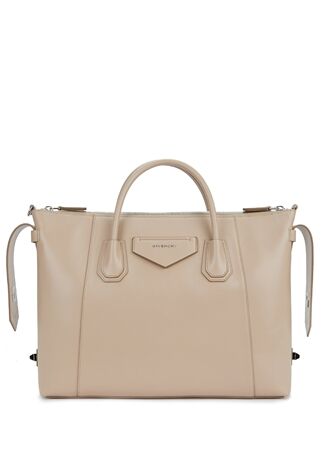 Givenchy Kadın Antigona Medium Bej Deri Omuz Çantası EU