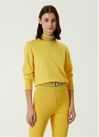 Network Kadın Slim Fit Sarı Kazak XS EU