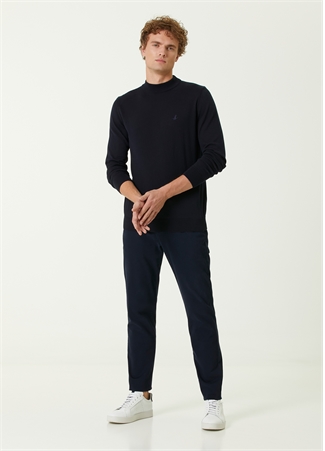 Beymen Club Erkek Lacivert Beli Kordonlu Chino Pantolon 46 Beymen Club Erkek Lacivert Beli Kordonlu Chino Pantolon 46