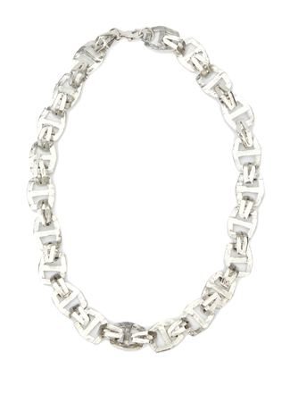 Semra Ecer Erkek Spatül Dikdörtgen Gümüş Rengi Kolye EU Semra Ecer Erkek Spatül Dikdörtgen Gümüş Rengi Kolye EU