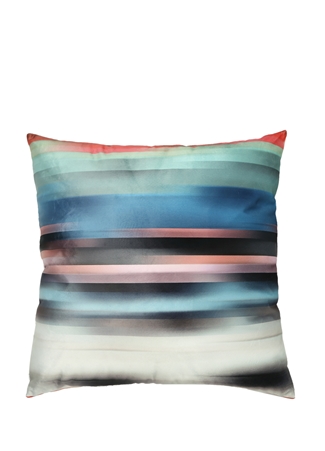 Yazzma Colorblocked Çizgili 50x50 cm Kadife Yastık Çok Renkli Yazzma Colorblocked Çizgili 50x50 cm Kadife Yastık Çok Renkli