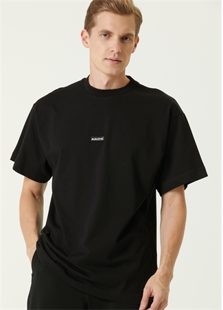 Agaleevic Erkek Siyah Logo Patch Detaylı T-shirt S/M EU Agaleevic Erkek Siyah Logo Patch Detaylı T-shirt S/M EU