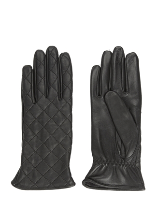 George Hogg Kadın Siyah Kapitoneli Deri Eldiven L EU George Hogg Kadın Siyah Kapitoneli Deri Eldiven L EU