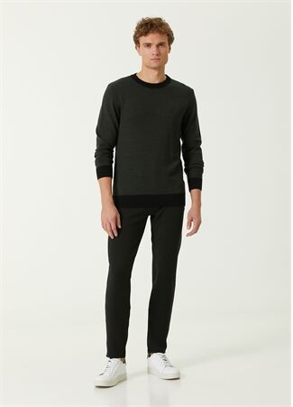 Beymen Club Erkek Siyah Normal Bel Dar Paça Spor Pantolon 46