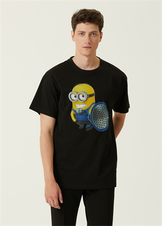 8-Bit by Mhrs Erkek Siyah Figür Baskılı T-shirt S EU 8-Bit by Mhrs Erkek Siyah Figür Baskılı T-shirt S EU