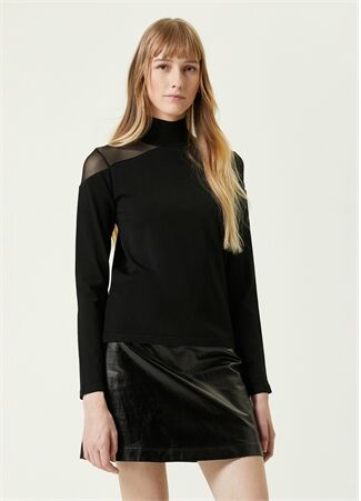 Network Kadın Slim Fit Siyah Kazak S Eu