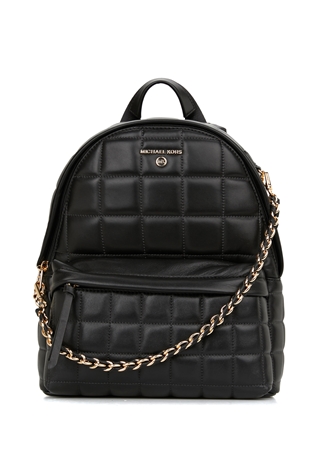 Michael Kors Kadın Medium Slater Siyah Deri Sırt Çantası EU Michael Kors Kadın Medium Slater Siyah Deri Sırt Çantası EU