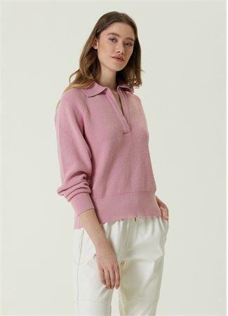 Network Kadın Slim Fit Altın Rengi Kazak Pembe XL EU Network Kadın Slim Fit Altın Rengi Kazak Pembe XL EU