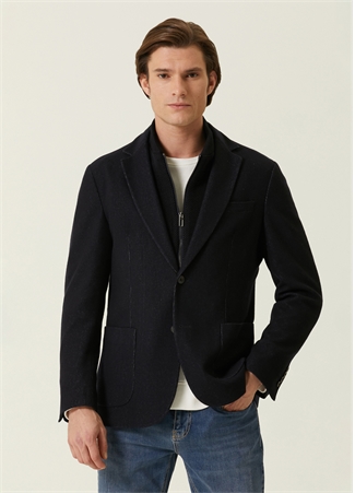 Network Erkek Comfort Fit Lacivert Ceket 48-6N EU Network Erkek Comfort Fit Lacivert Ceket 48-6N EU