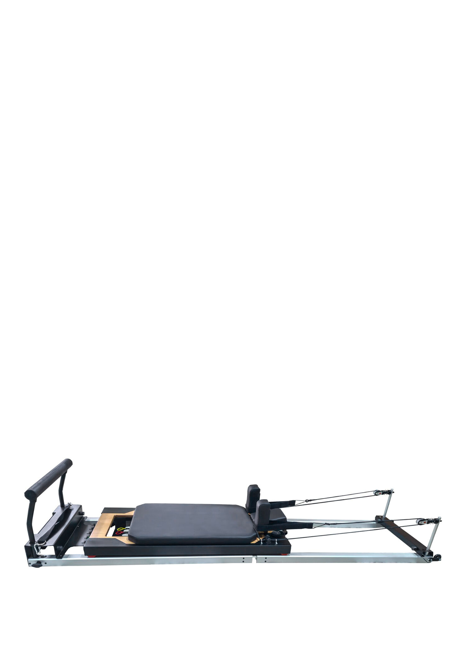 Port Pilates - Alüminyum Folding Reformer Pilates Aleti - SİYAH