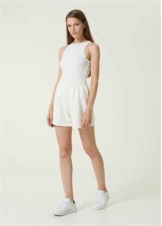 Beymen Club Kadın Ekru Jersey Şort Bej XS EU Beymen Club Kadın Ekru Jersey Şort Bej XS EU