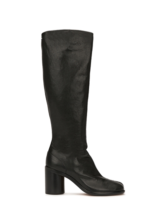 Maison Margiela Kadın Tabi Siyah Deri Çizme 36 EU