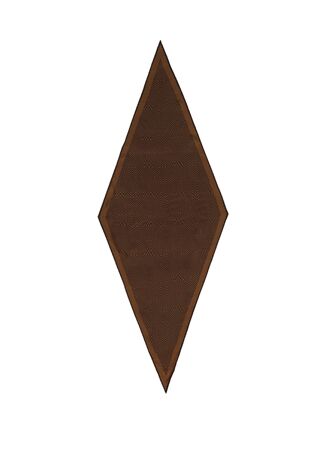 Pal Zileri Erkek Kahverengi Geometrik Formlu İpek Atkı EU