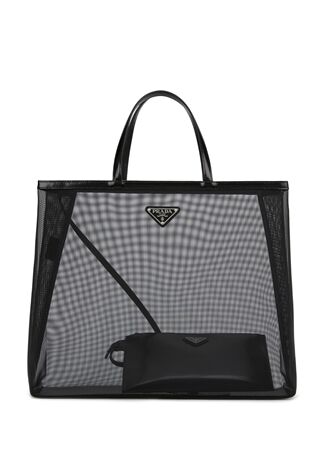 Prada Kadın Siyah Logo Detaylı Çanta EU