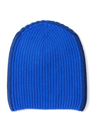 Begg&Co Erkek Mavi Kaşmir Bere EU