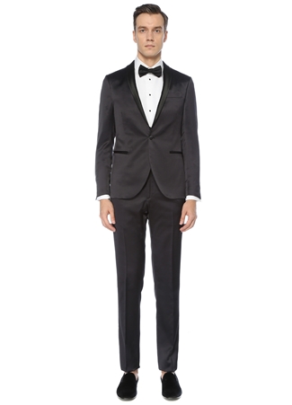 Palzileri Lab Erkek Lacivert Şal Yaka Takım Elbise 46 IT Palzileri Lab Erkek Lacivert Şal Yaka Takım Elbise 46 IT